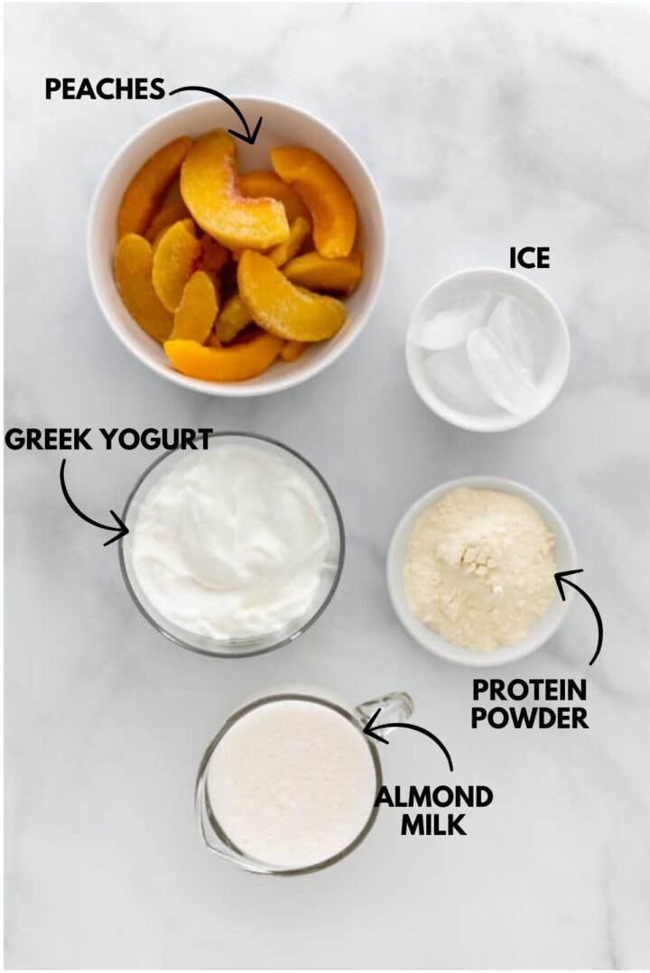 Peach Protein Shake • A Sweet Pea Chef