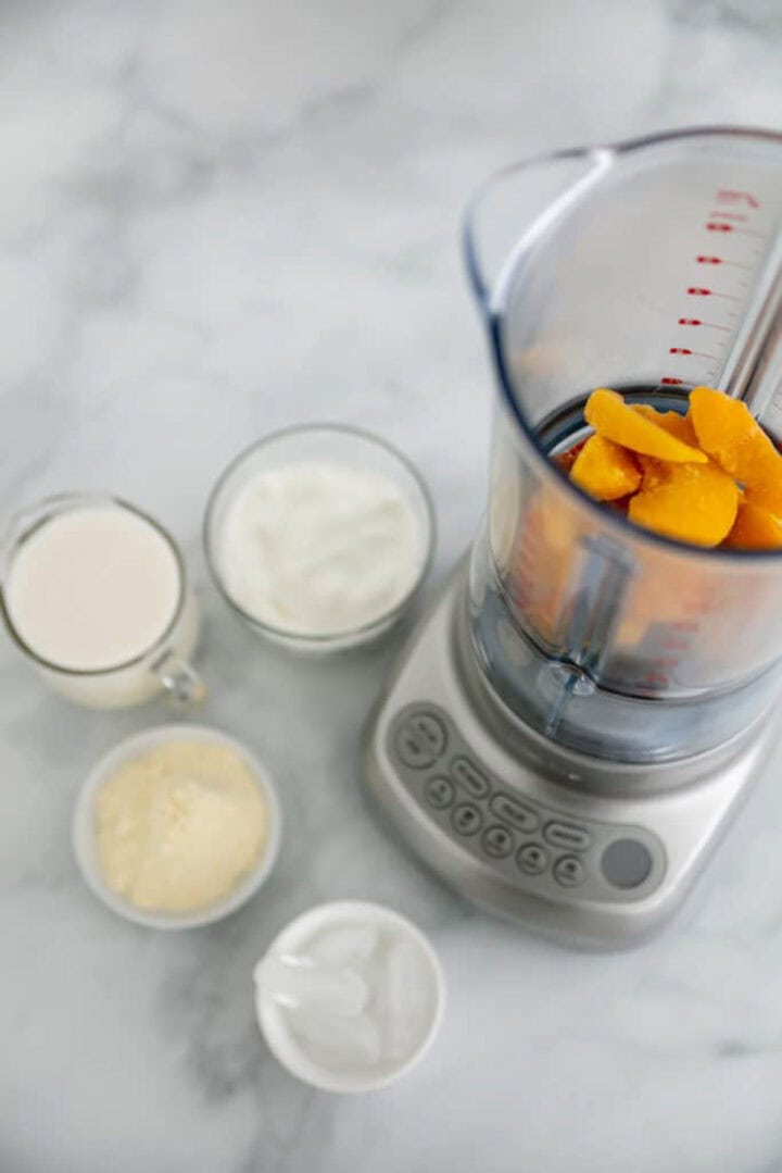 Peach Protein Shake • A Sweet Pea Chef