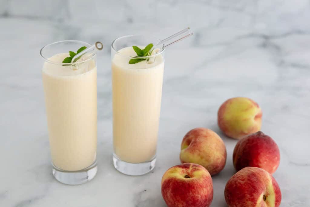 Peach Protein Shake • A Sweet Pea Chef