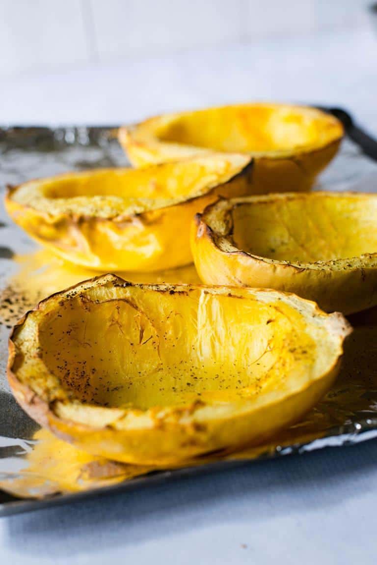 Stuffed Spaghetti Squash Bowls - A Sweet Pea Chef