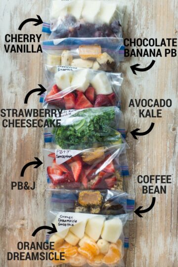 14 Smoothie Freezer Packs • A Sweet Pea Chef