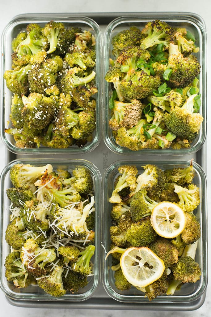 How To Roast Broccoli + 4 Roasted Broccoli Meal Prep Recipes (Super ...