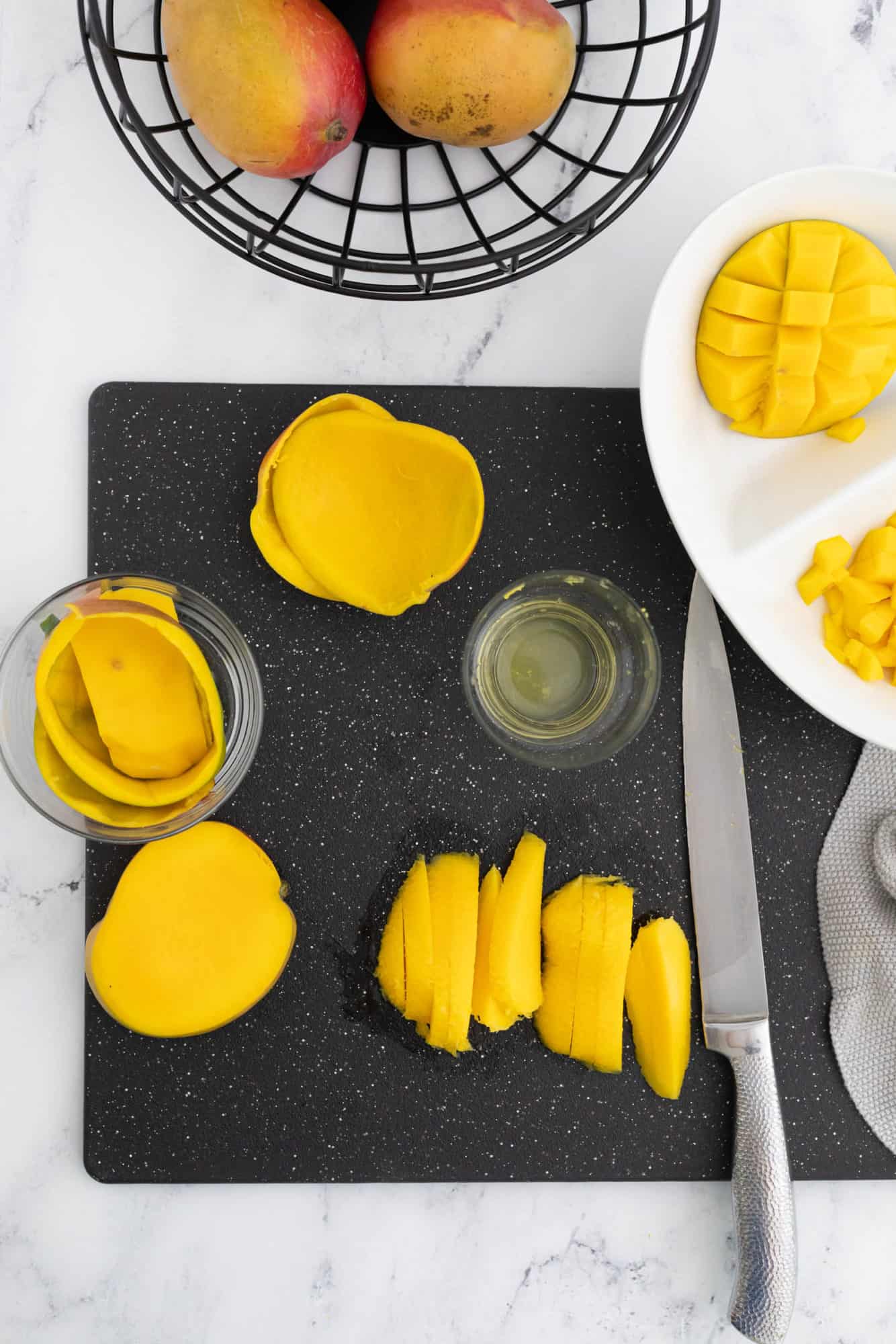 How to Cut a Mango (2 Ways) • A Sweet Pea Chef