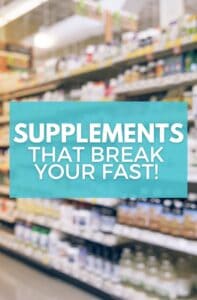 Do Vitamins Break Your Fast? AVOID These 6 Supplements That Are ...