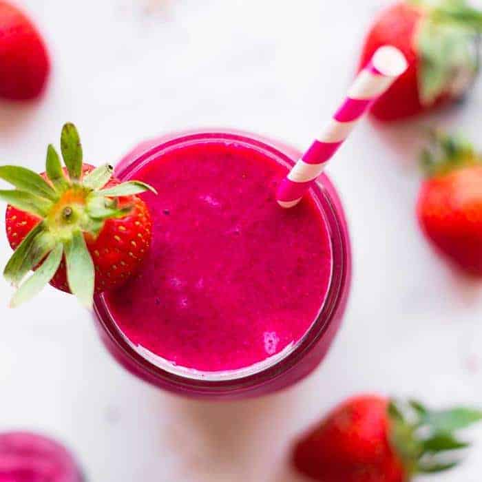 Pink Power Protein Beet Smoothie • A Sweet Pea Chef
